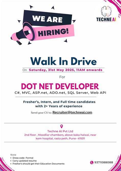 Dotnet Mvc Sql Interviewdrive Techneai Techne Ai Pvt Ltd