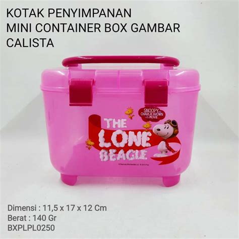 Jual Kotak Penyimpanan Mini Container Box Gambar Calista Bxplpl0250 Di Seller Neo Restu