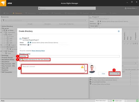 create a protected file server directory
