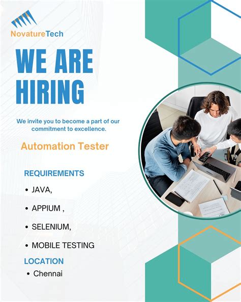 Jobhunters Automationtesting Selenium Appium Java Mobiletesting Chennaijobs Hiringnow