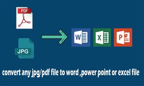 Convert Scanned Pdf Into Word Excel And Power Point Files By