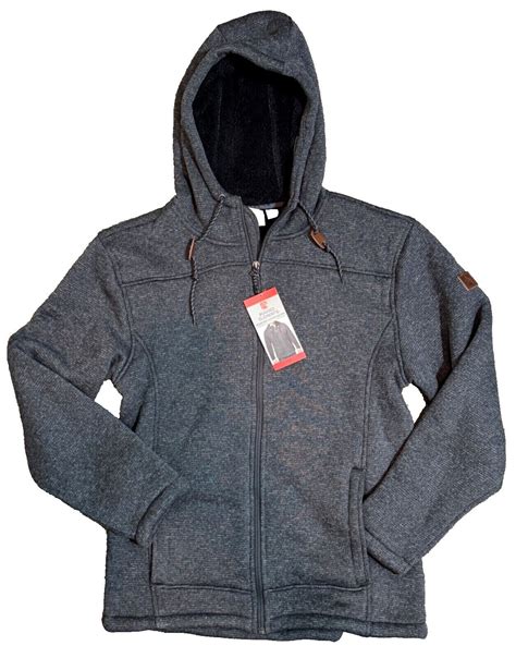 Rugged Elements Mens Fleece Lined Hoodie Ebay