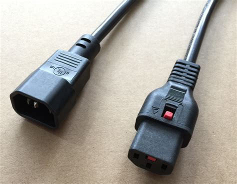 VDE UL AC Locking IEC Power Cord For Use In Europe And North America Power Cord And Locking