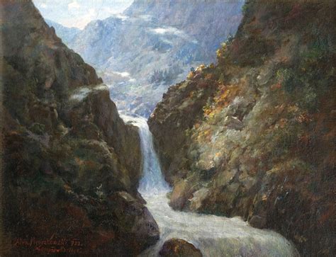 Aleksander Mroczkowski 1850 1927 Wodospad W Roztoce 1922 Aukcja
