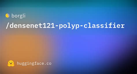 Borglidensenet121 Polyp Classifier · Hugging Face