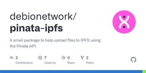 Github Debionetworkpinata Ipfs A Small Package To Help Upload Files To Ipfs Using The Pinata