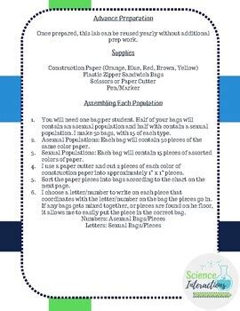 Reproduction Activity Lab Asexual Sexual Lab Venn Notebook Notes