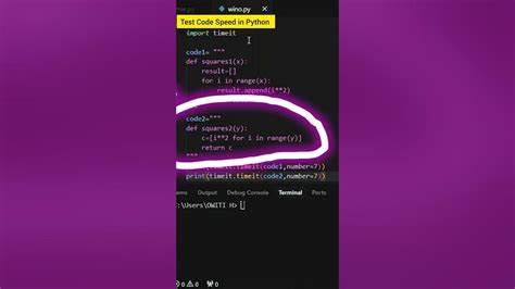 Speed Of Python Code Pythonprogramming Programming Coding Youtube