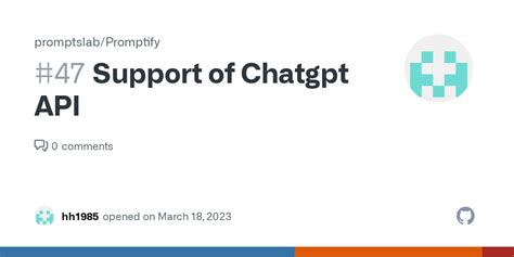 Support Of Chatgpt Api · Issue 47 · Promptslabpromptify · Github