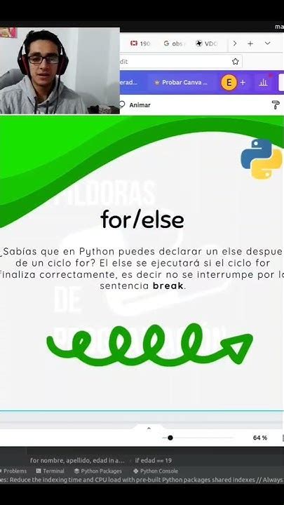 For Else En Python Forelse Aprendepython Python Programacion Youtube