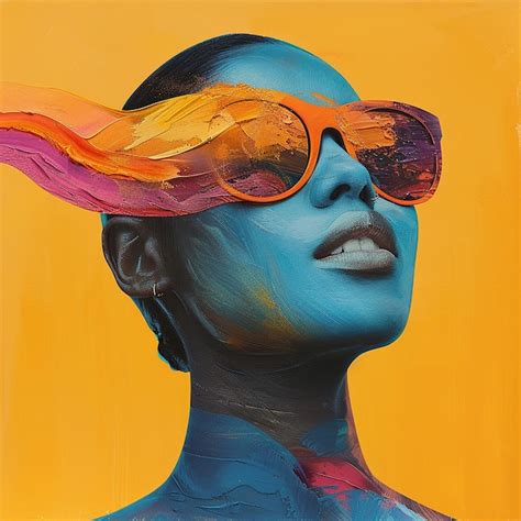 Premium Photo Unexpected Color Dynamics Dynamic Compositions