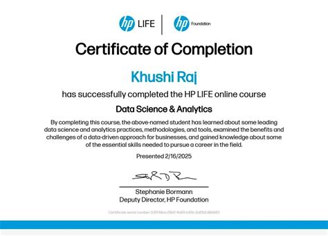 Dataanalysis Datavisualization Hplife Khushi Raj