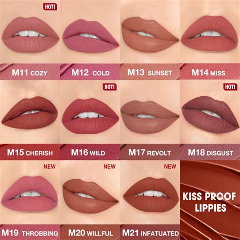 Jual O Two O Matte Lipstick Misty Kiss Lock Color Silky Long Lasting