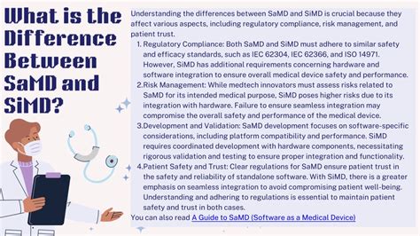 Ppt Understanding Samd And Simd In Medical Device Regulationppt