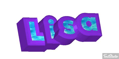 Lisa Name Animated  Logo Designs