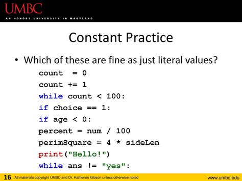 Cmsc201 Computer Science I For Majors Lecture 07 While Loops Cont