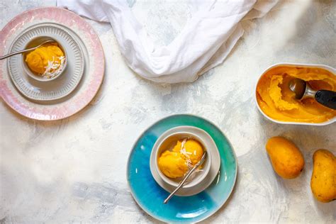 Mango Sorbet With Cayenne Champagne Tastes®