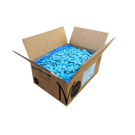 Merckens Blue Vanilla Flavored Candy Coating And Melting Wafers Bulk V