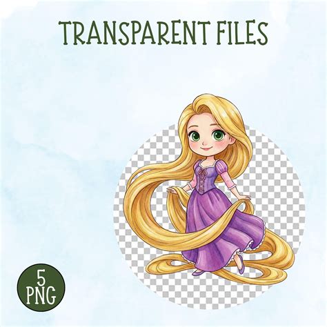 Princesa Rapunzel Png Bebé Rapunzel Png Clipart De Cuento De Hadas