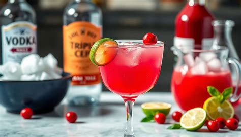 Recette Cocktail Cosmopolitan à Savourer