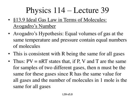 ppt physics 114 lecture 39 powerpoint presentation free download