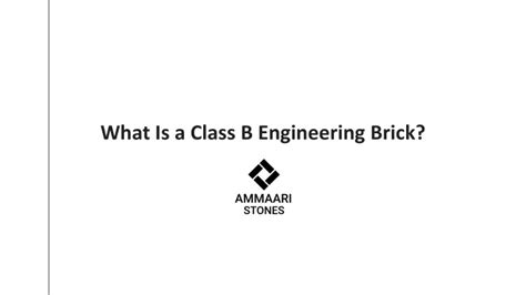 Ppt What Is A Class B Engineering Brick Powerpoint Presentation Free Download Id11773202
