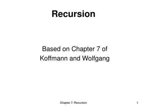 ppt recursion powerpoint presentation free download id 4426061