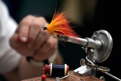 Learning To Tie The Cinder Worm Fly At Kettle Pond Workshop