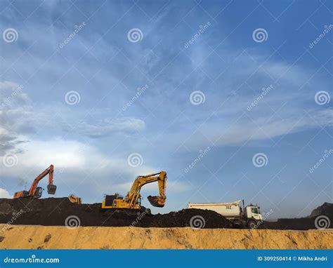 Mining Activity Of Tantalum Coal Nickel Cobalt Lithium Editorial Stock Image Image Of