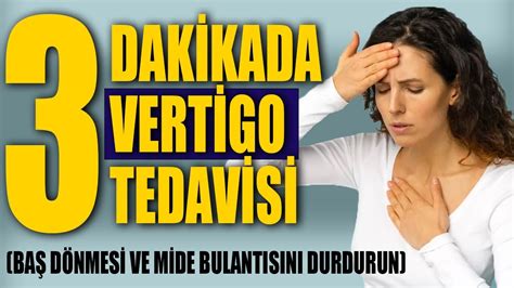 Vertİgo Tedavİsİ Aktifizyo Vertigo Epleymanevrası Başdönmesi Youtube