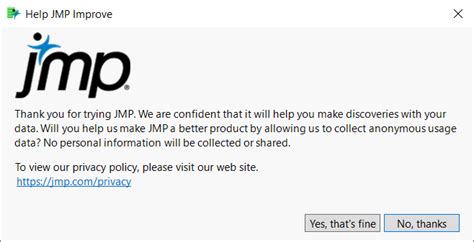 Opening Jmp For The First Time Jmp User Community