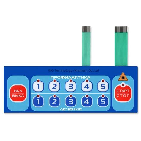 OEM ODM Illuminated Membrane Switch Keypad Manufacturer