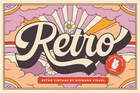 25 Best Groovy 70s Fonts Free And Pro Shack Design