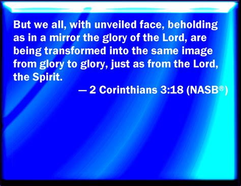 Unveiled Faces 2 Corinthians