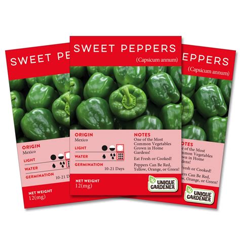 Unripe Green Pepper Seeds