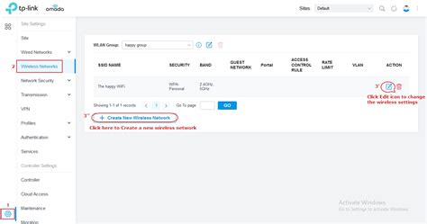 How To Configure Basic Wireless Settings Of My TP Link EAP Via Omada Controller