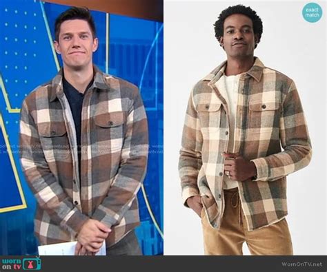 Wornontv Trevor Aults Plaid Shirt On Good Morning America Clothes