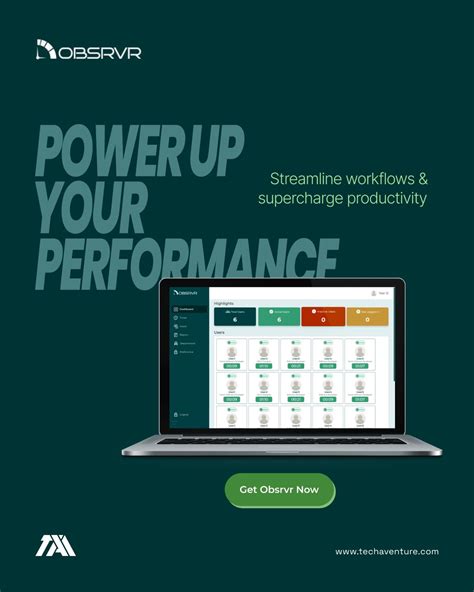 Obsrvrapp Smartworkflows Realtimetracking Boostproductivity… Tech Aventure
