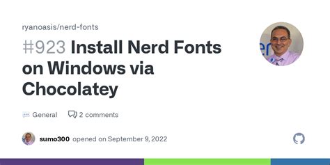 install nerd fonts on windows via chocolatey · ryanoasis nerd fonts