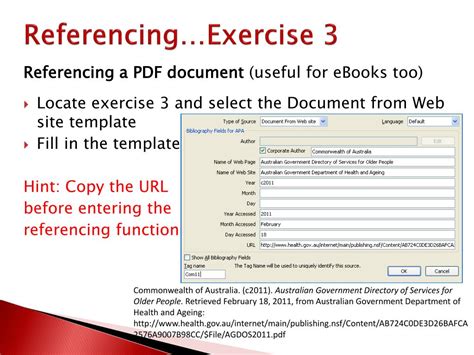 Ppt Referencing Powerpoint Presentation Free Download Id498247