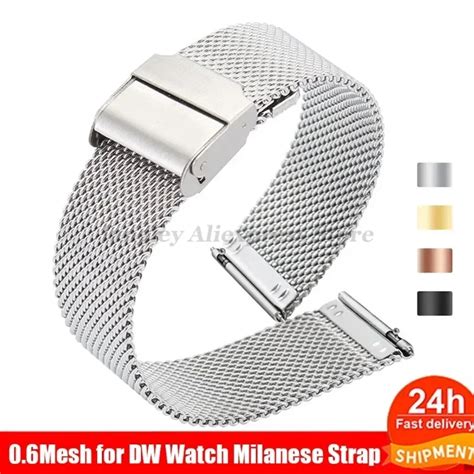 06mm Mesh Watch Strap For Dw Watch Steel Milanese Strap 12mm 14mm 16mm