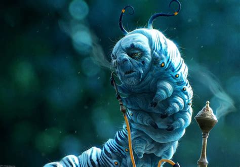 Alice In Wonderland Fantasy Art Creatures Winter Blue Weird Smokes Wallpapers Hd Desktop And