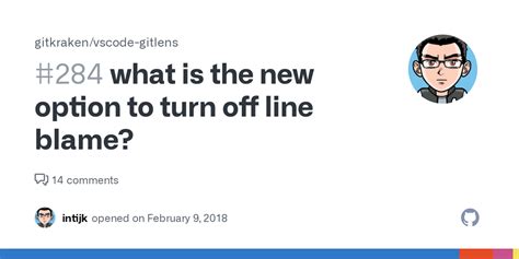 What Is The New Option To Turn Off Line Blame · Issue 284 · Gitkrakenvscode Gitlens · Github