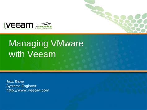 Ppt Managing Vmware With Veeam Dokumen Tips