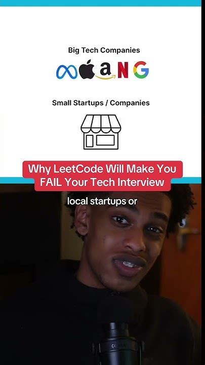 Why Leetcode Will Make You Fail Your Tech Interview Youtube