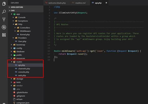 Missing Routesphp File In New Laravel Project Stack Overflow