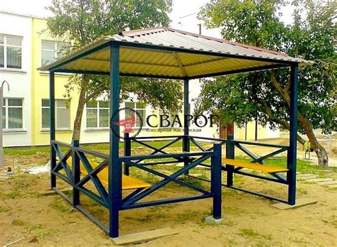 Купите беседка дворовая 3 на 3 "Березайка" в Казани