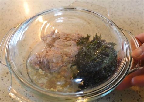 다이어트 오트밀요리 참치미역오트밀죽 전자레인지 요리