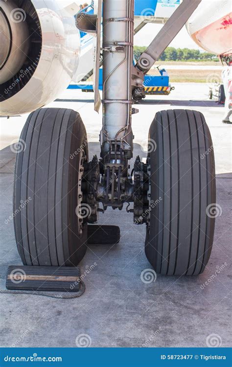 Blocked Landing Gear Stock Image Image Of Transport