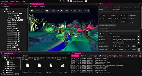 made for webxr wonderland engine